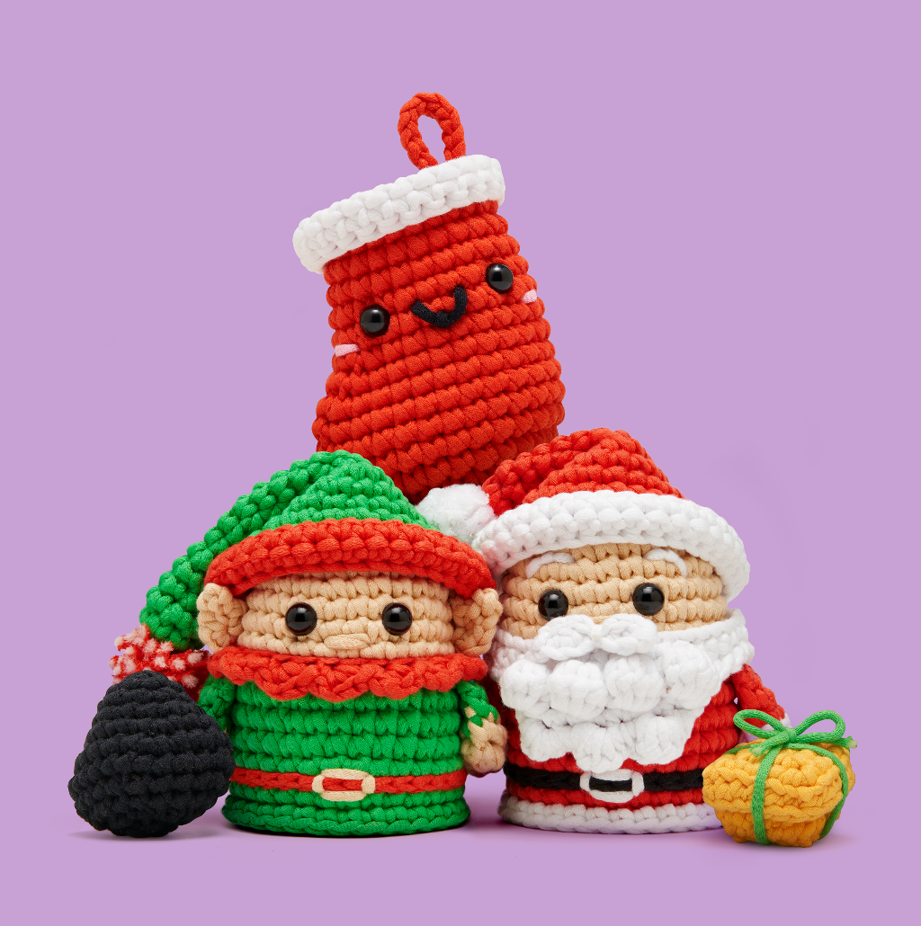 Elf-tacular Holiday Bundle - The Woobles | Learn to crochet kits for ...